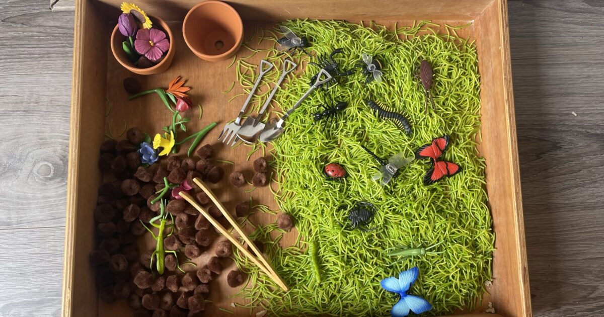 Sensorisch spel thema Lente: insecten en bloemen - KinderKoopjesjager.nl